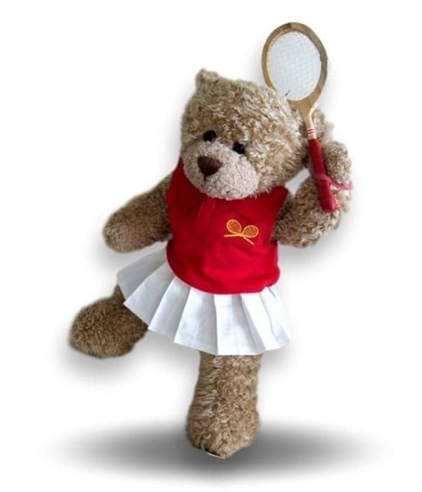 Teddy Bear Clothes - Tennis Outfit with Racket | Build Your Bears Wardrobe